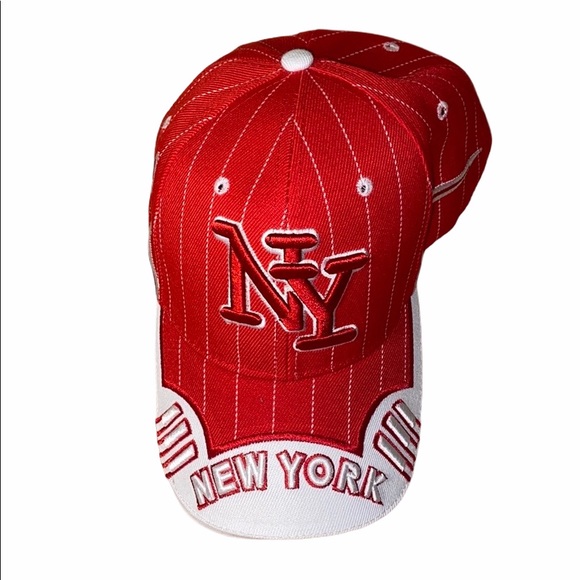 Accessories | New York Red And White Baseball Hat | Poshmark